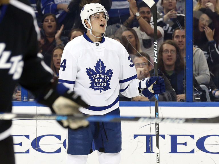 Matthews owns highest scoring pace of any modern Maple Leafs rookie ...