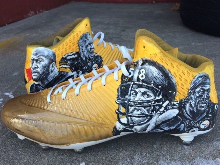 Shazier pays tribute to legendary Steelers linebackers with cleats ...