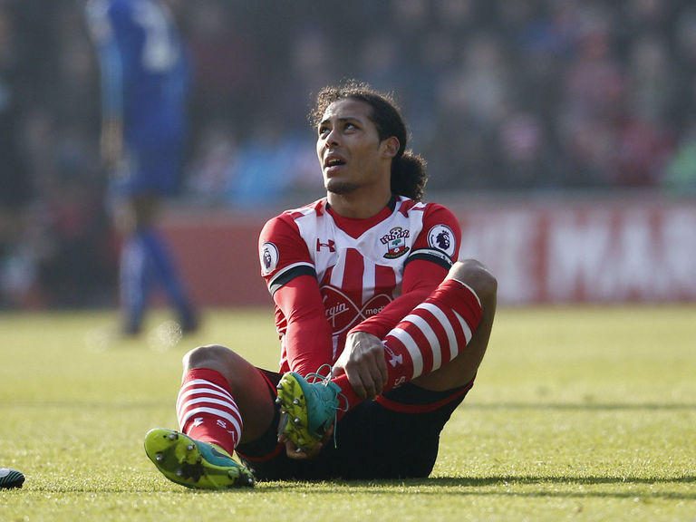 Southampton's Van Dijk suffers apparent ankle injury | theScore.com