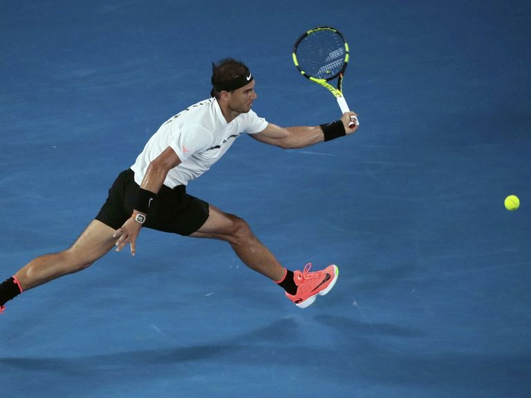 Watch: Nadal hits running forehand slice winner to secure crucial hold ...