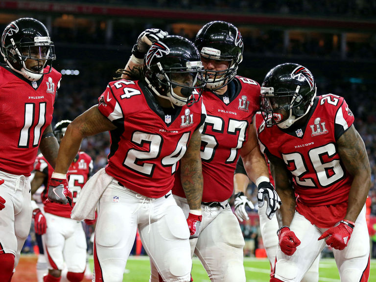 Falcons jump out to 21-3 lead with near-perfect 1st half vs. Patriots ...