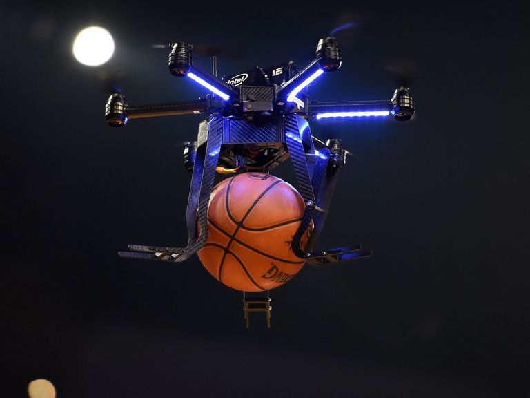 Watch: Drone dishes assist for Aaron Gordon's 1st dunk | theScore.com