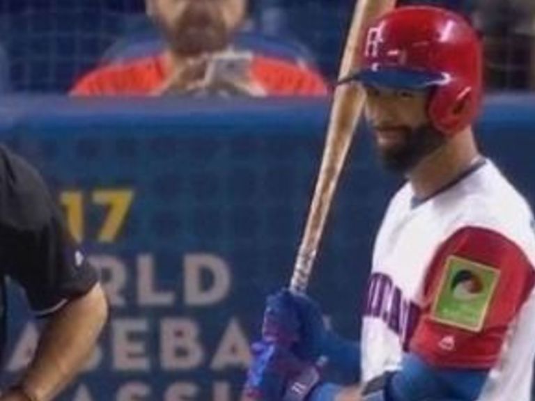 Watch: Bautista shoots Stroman a wink, smile before WBC clash ...