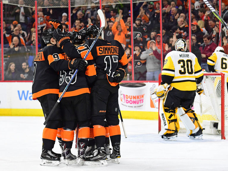 Flyers blank Penguins to earn 2 crucial points | theScore.com