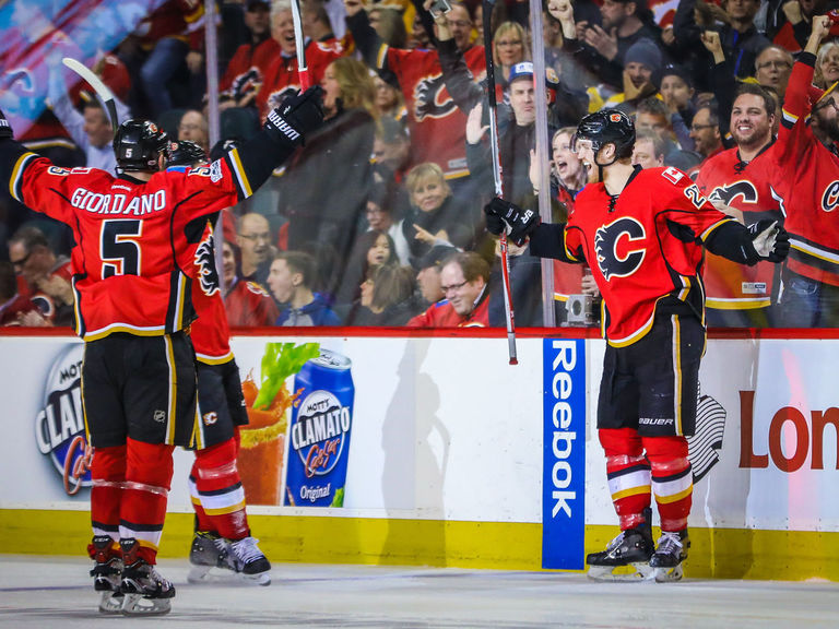 Watch: Khudobin lets in Hamilton wrist shot from center ice | theScore.com