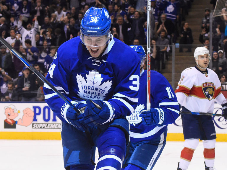 Matthews sets Maple Leafs rookie record for goals | theScore.com
