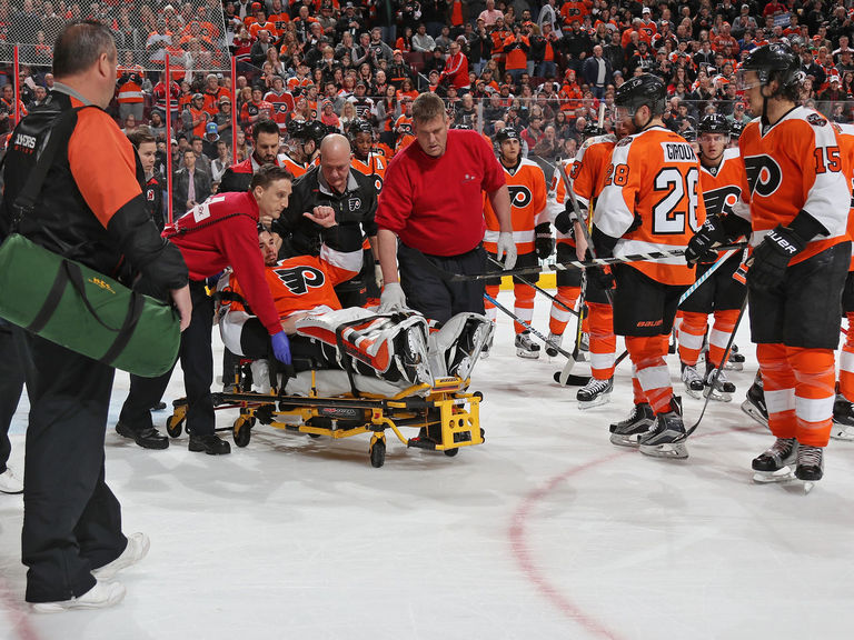 Neuvirth released from hospital after collapsing Saturday | theScore.com