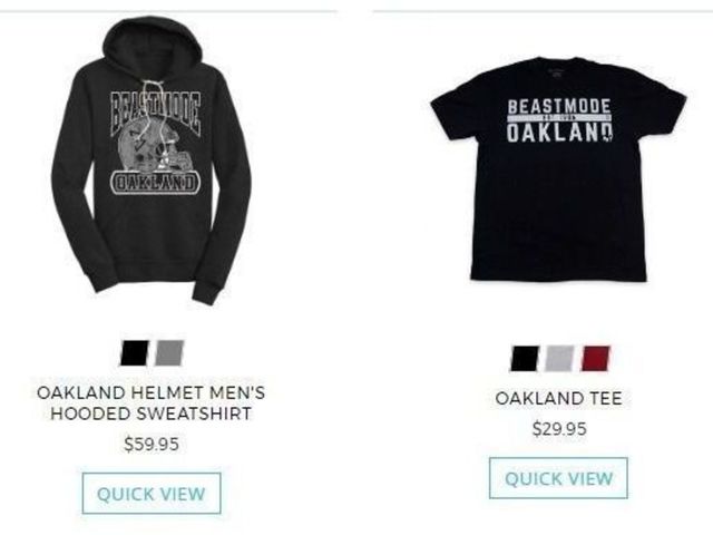 Look: Marshawn Lynch's Beast Mode store selling Oakland mer…