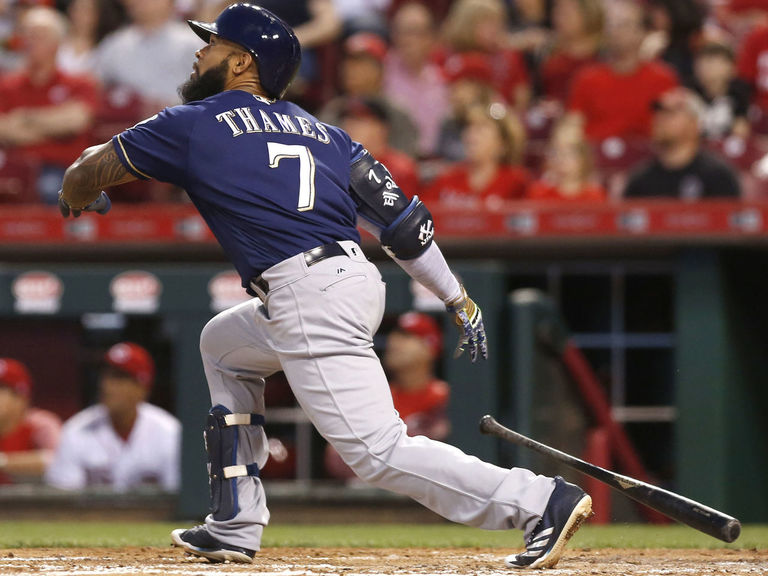 Brewers' Thames can't explain his red-hot return to MLB | theScore.com