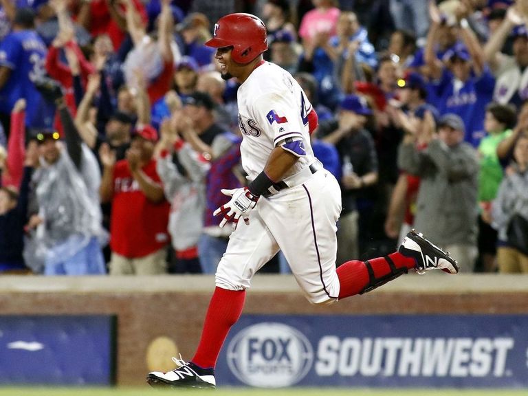 Rangers' Gomez hits 2nd career cycle on son Yandel's birthday ...
