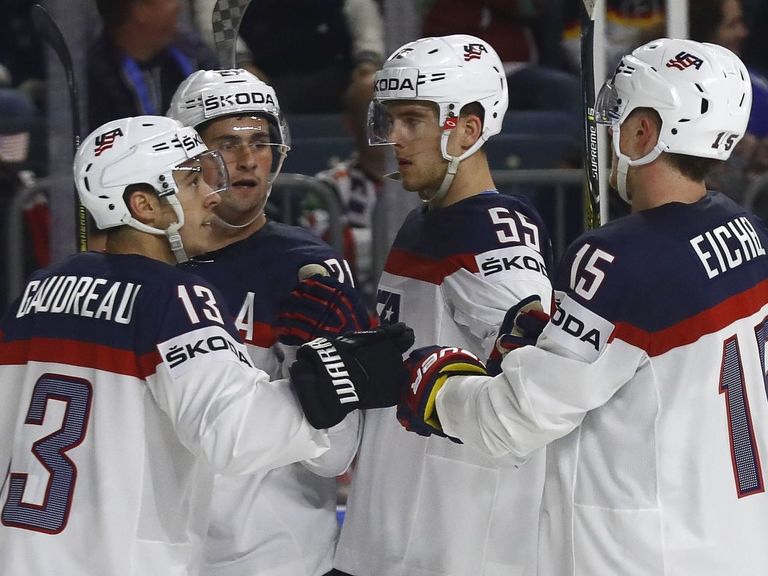 World Championship: Gaudreau leads U.S. to romp over Slovakia ...