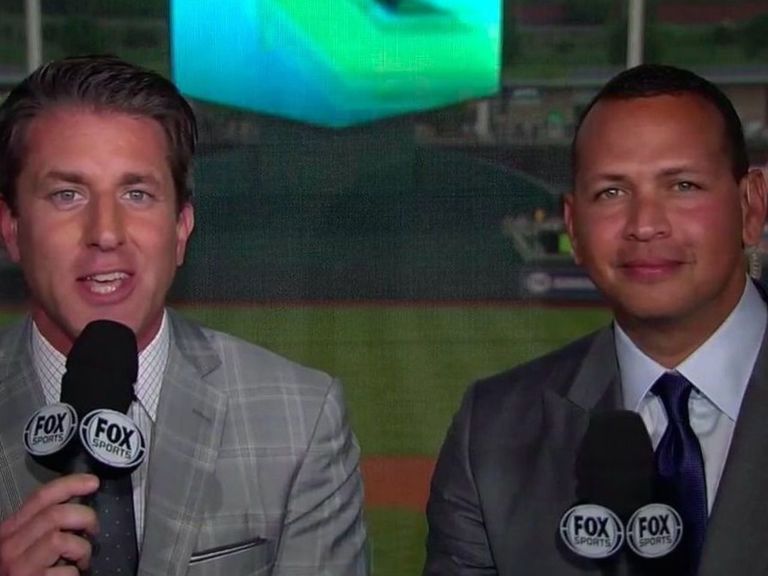 A-Rod makes broadcast-booth debut during Yankees-Royals game | theScore.com