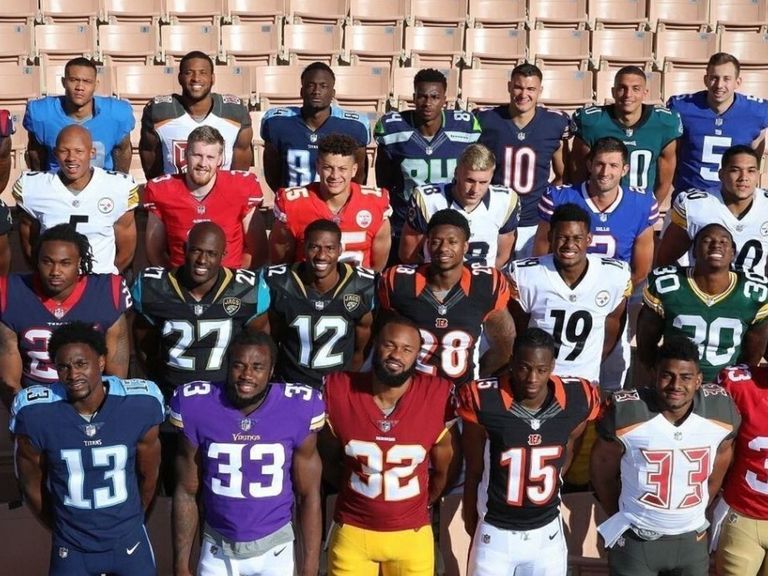 2017 draft picks show off new uniforms at Rookie Premiere | theScore.com