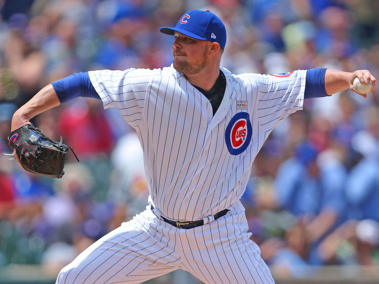 Watch: Lester stares into Cardinals' dugout after picking off Pham ...