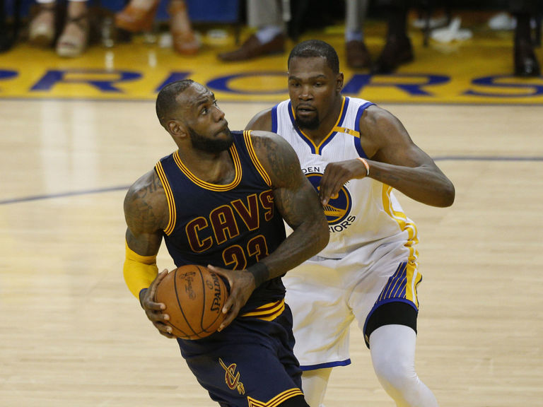 Listen: Studio releases preview of LeBron, KD rap track | theScore.com