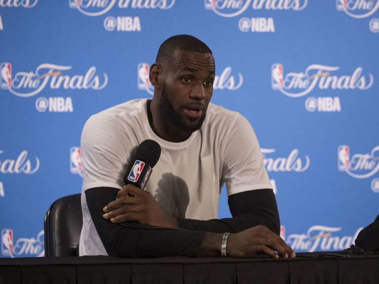 Watch: LeBron gets lippy with reporter after question about home court ...