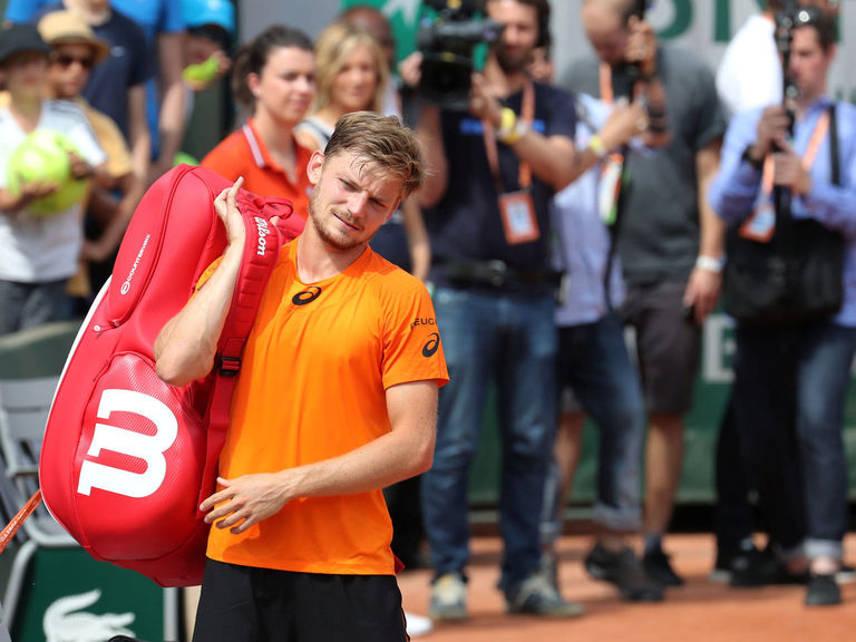 David Goffin suffered muscle tear after turning ankle at French Open ...