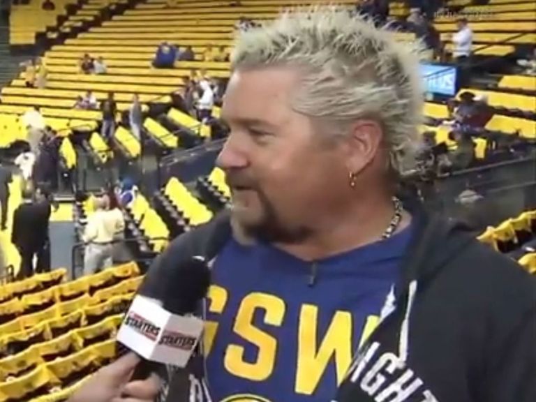 Watch: Guy Fieri jokingly says he deserves ring if Warriors win title ...