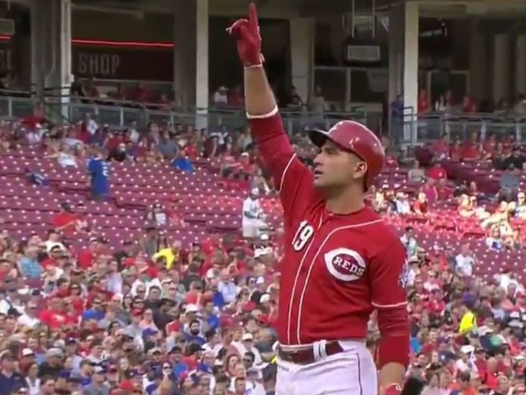 Watch: Votto salutes Reds announcer returning from cancer treatment ...