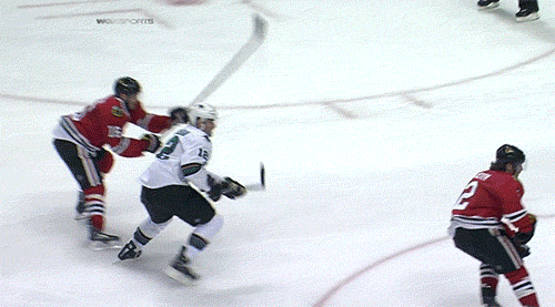 GIF: Kruger denies Marleau an empty net goal | theScore.com