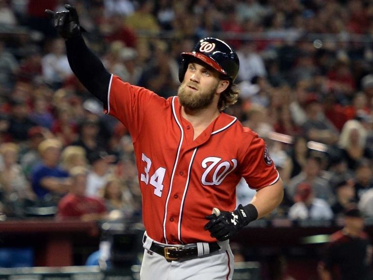 Watch: Harper obliterates 25th HR in Banda's D-Backs debut | theScore.com
