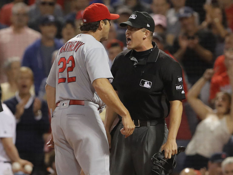 Matheny told ump 'nobody is here to watch him' after 9th-inning ...