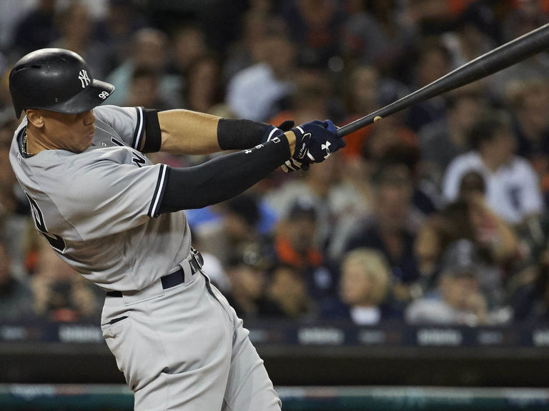 Judge's record strikeout streak ends at 37 games | theScore.com