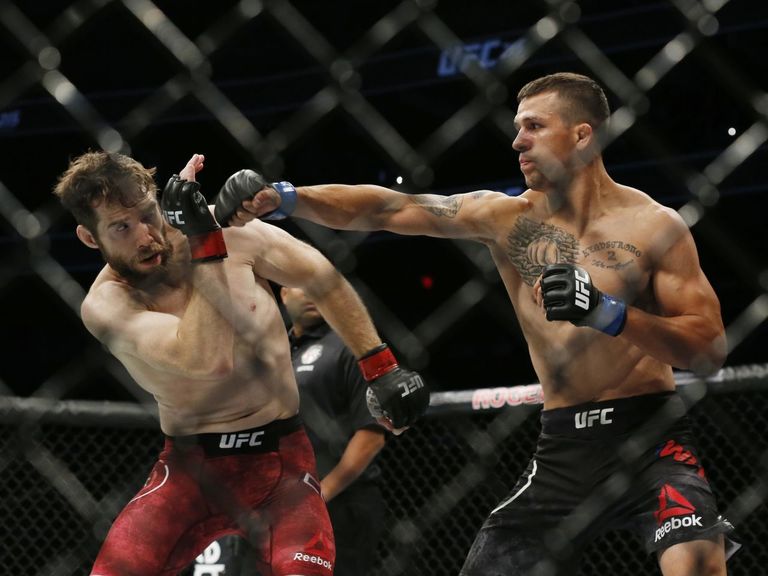 Watch: White brutalizes Clarke with elbows en route to TKO | theScore.com