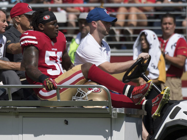 49ers' Foster won't play vs. Seahawks | theScore.com