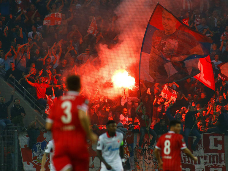 Watch: Inside look at daunting tunnel that awaits Arsenal in Belgrade ...