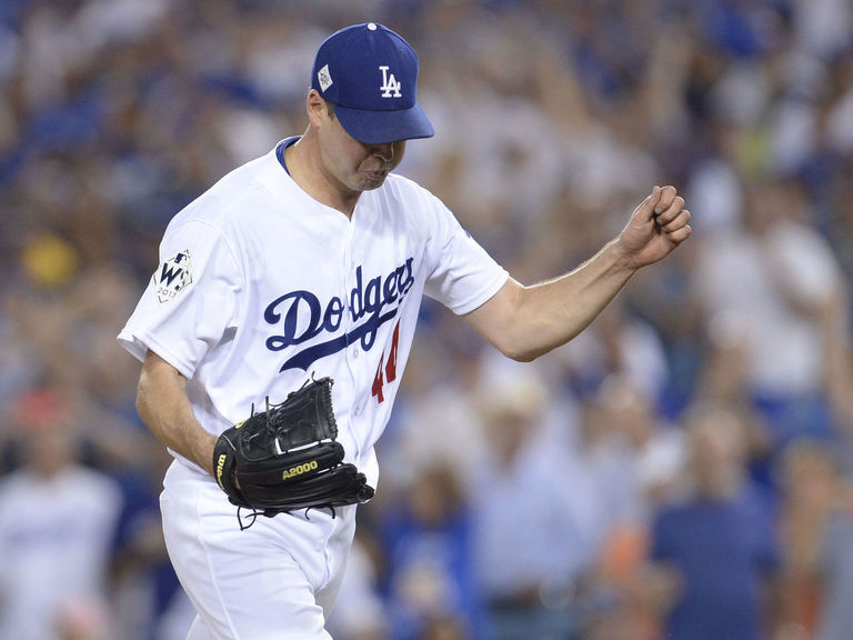 Watch: Dodgers' Hill extremely upset after being pulled from Game 2 ...