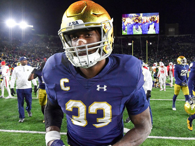 Notre Dame star Josh Adams heads to the NFL | theScore.com