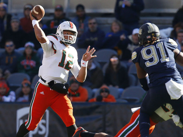 Miami's Rosier accepts benching in loss to Pitt: 'I got complacent ...