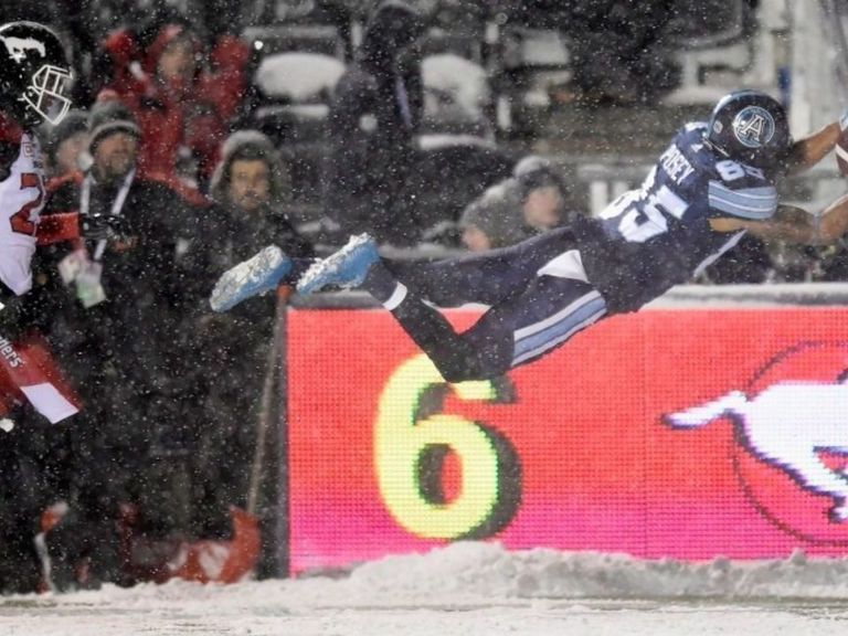 Watch: Ray connects with Posey for longest passing play in Grey Cup ...