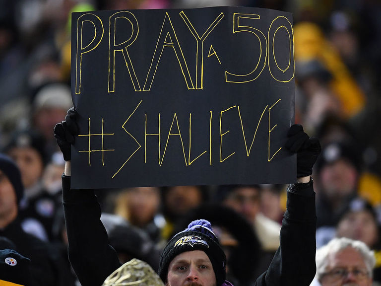 Shazier's father encouraged by son's improving health | theScore.com