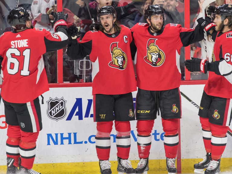 Senators score more than 4 goals for 1st time in 13 games | theScore.com