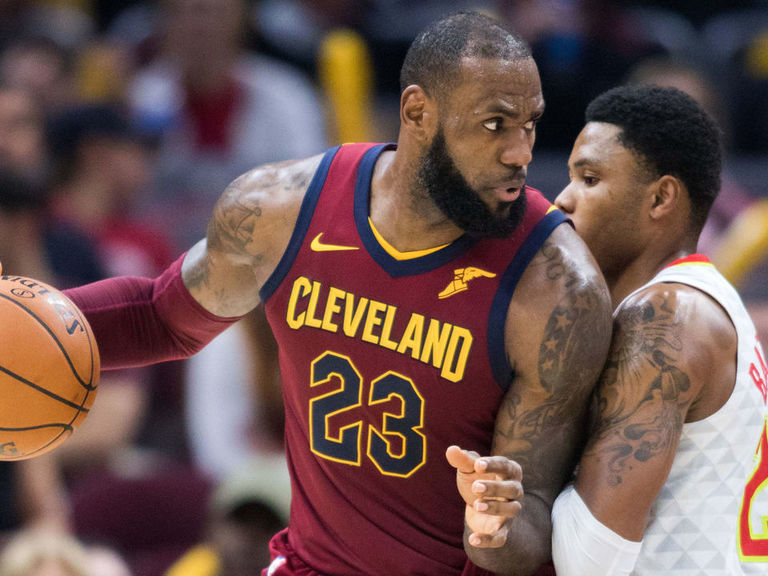 LeBron nets 2nd straight triple-double as short-handed Cavs top Hawks ...