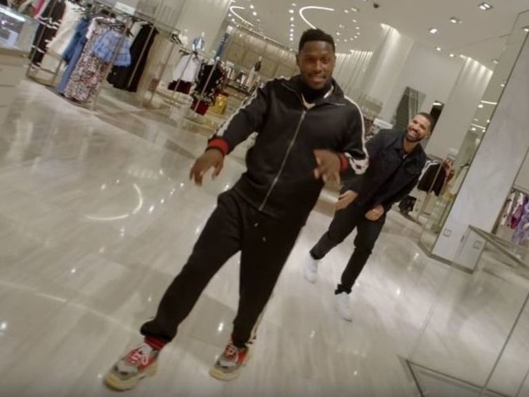 Antonio Brown makes cameo in Drake's new music video | theScore.com