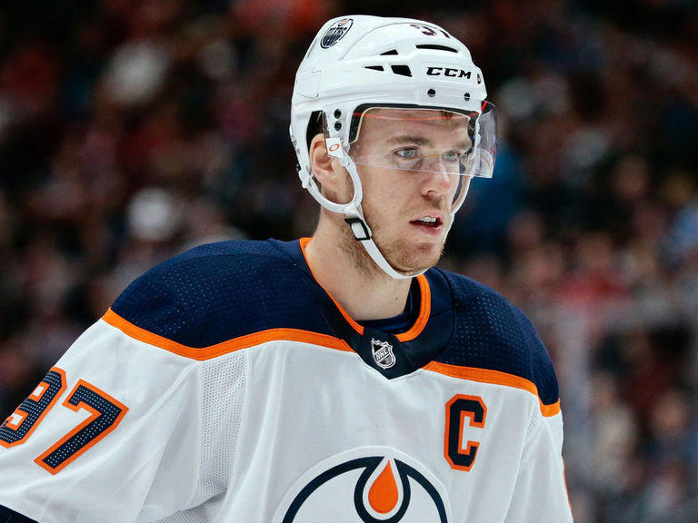 McDavid's latest hat trick boosts chances of defending scoring title ...