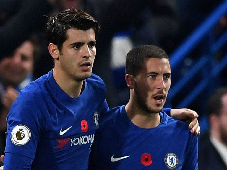 Morata benched for Barcelona tilt as Hazard leads Chelsea's attack ...