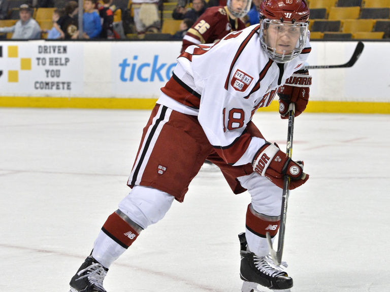 Flames prospect Adam Fox returning to Harvard next season | theScore.com