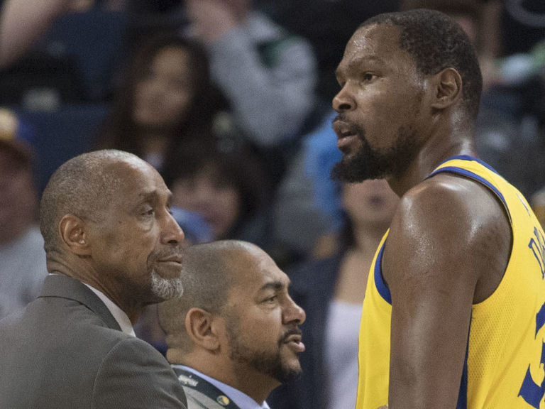 Watch: Durant gets ejected before halftime in 1st game back from rib ...