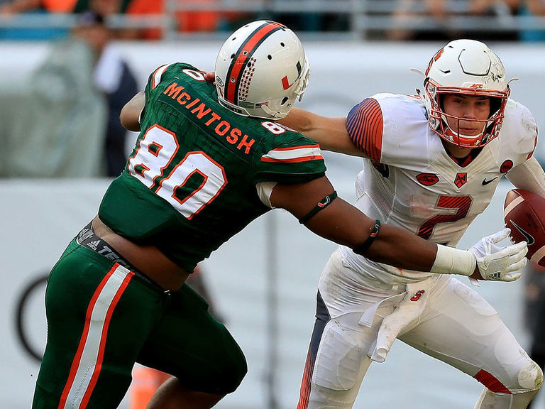 Giants add to defensive line with RJ McIntosh in 5th round | theScore.com