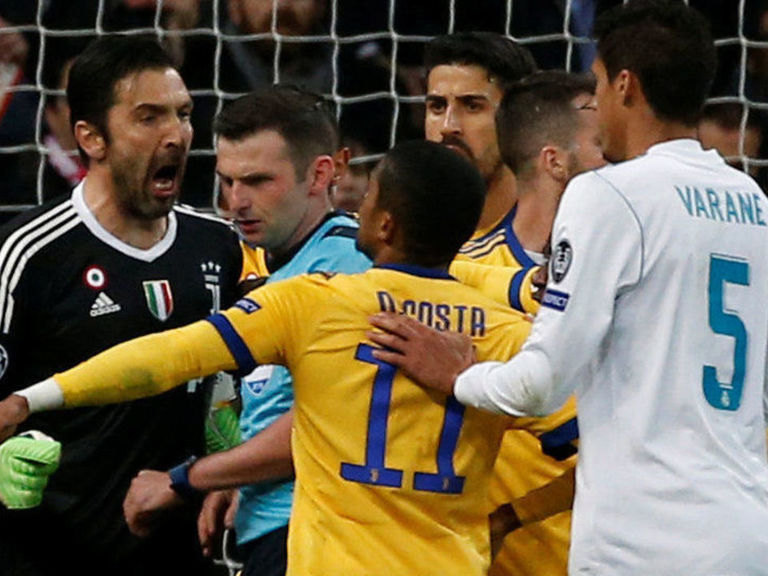 Watch: Buffon red-carded in potential Champions League finale ...