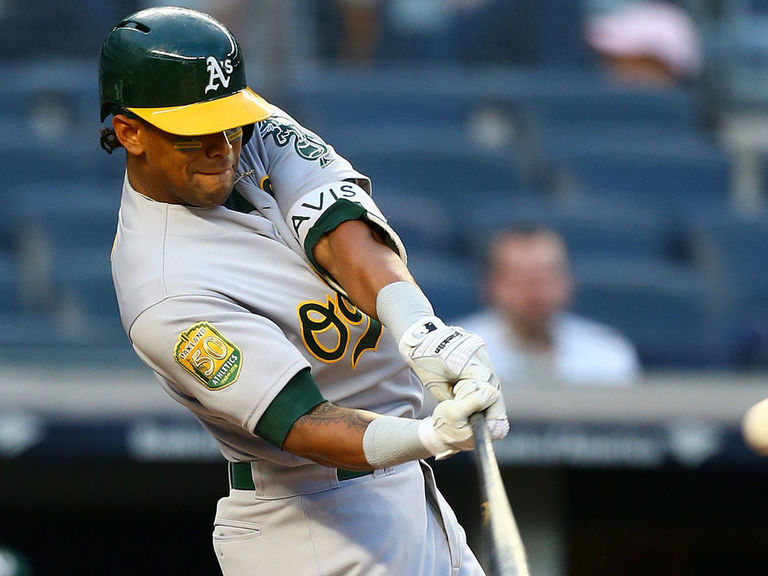 A's place Khris Davis on DL with groin injury | theScore.com