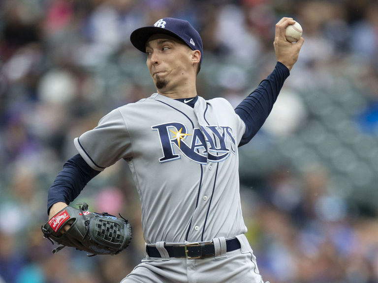 Snell ties AL record by striking out first 7 batters vs. Mariners ...