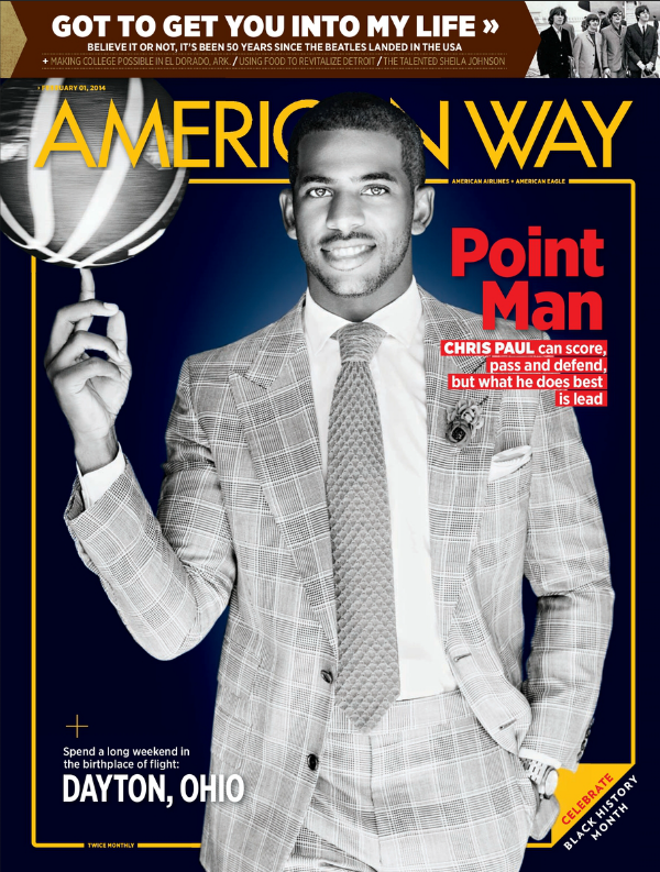 PHOTO: Find Chris Paul's newest magazine cover in the air | theScore.com