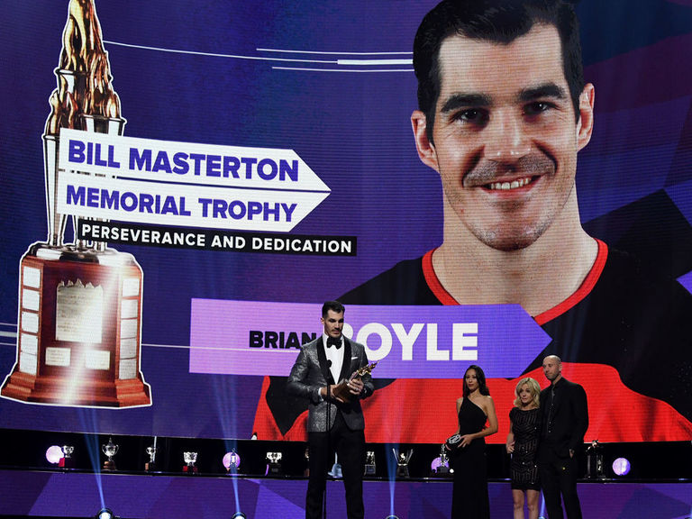 Devils' Boyle wins Bill Masterton Trophy | theScore.com