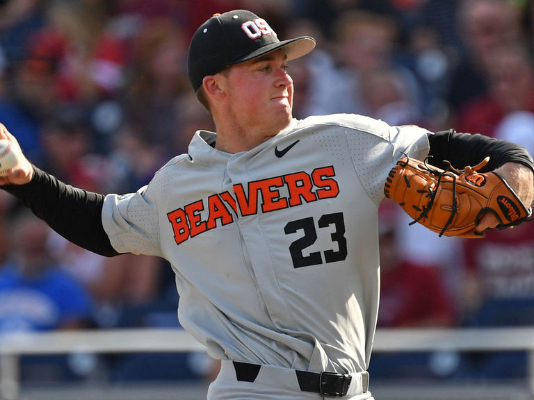 Abel's dominant shutout helps Oregon State capture CWS title | theScore.com