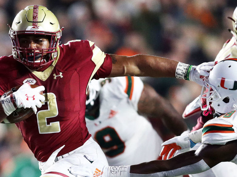 Dillon carries for 149 yards and a TD in Boston College's 27-14 win ...